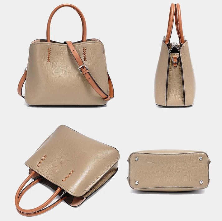 Genuine Leather Shopper Bag Designer Shoulder Bag – Scraften