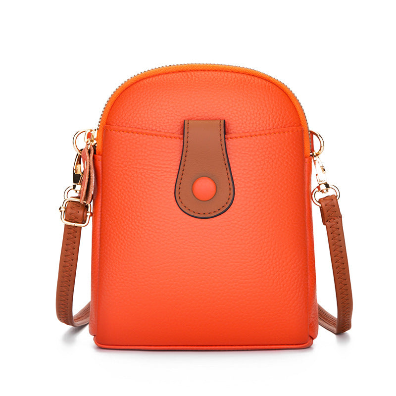 Cowhide Leather Shoulder Diagonal Bag – Scraften