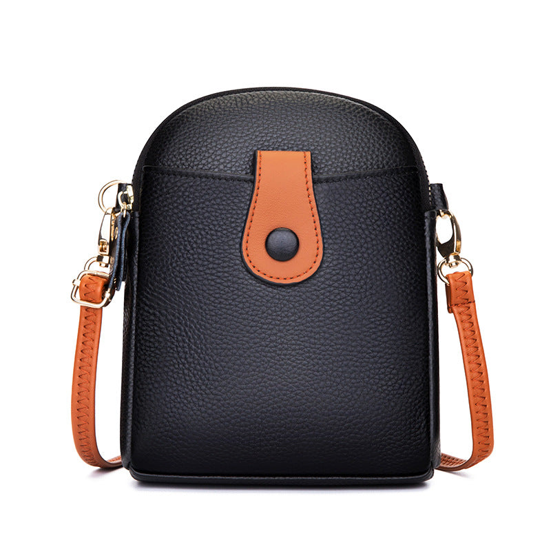 Cowhide Leather Shoulder Diagonal Bag – Scraften