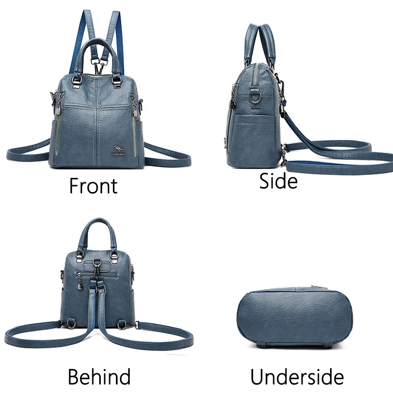 Multifunction Women Shoulder Bag Travel Backpack